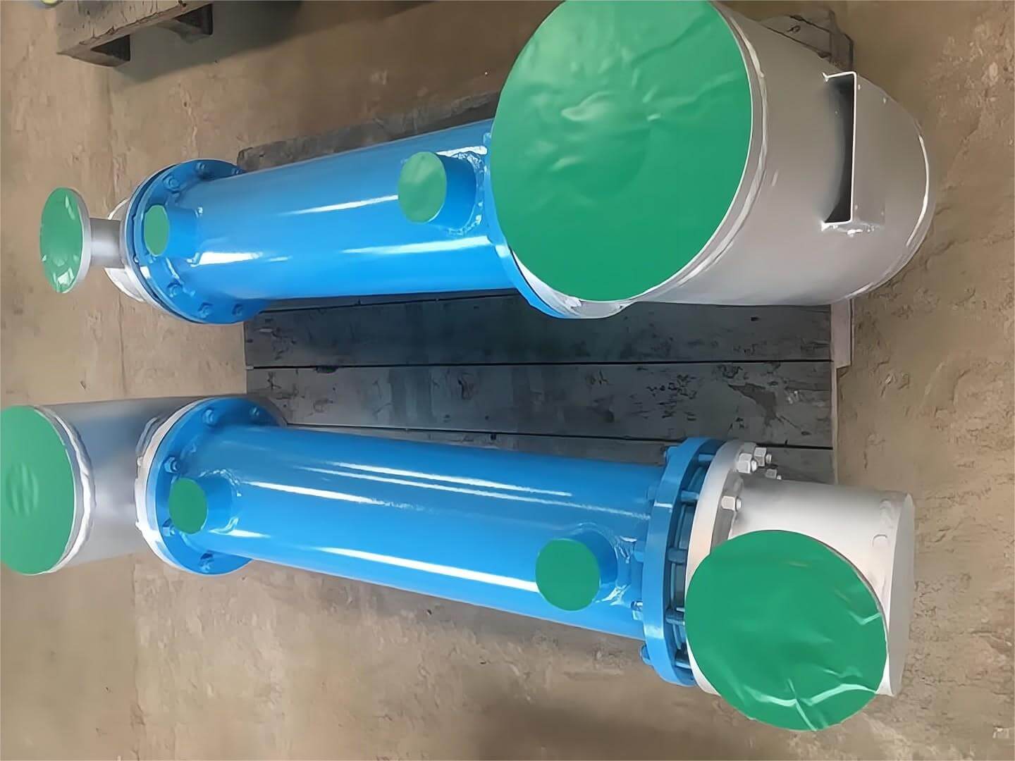 Customize Blue Color Shell And Tube Heat Exchangers - Buy Heat ...