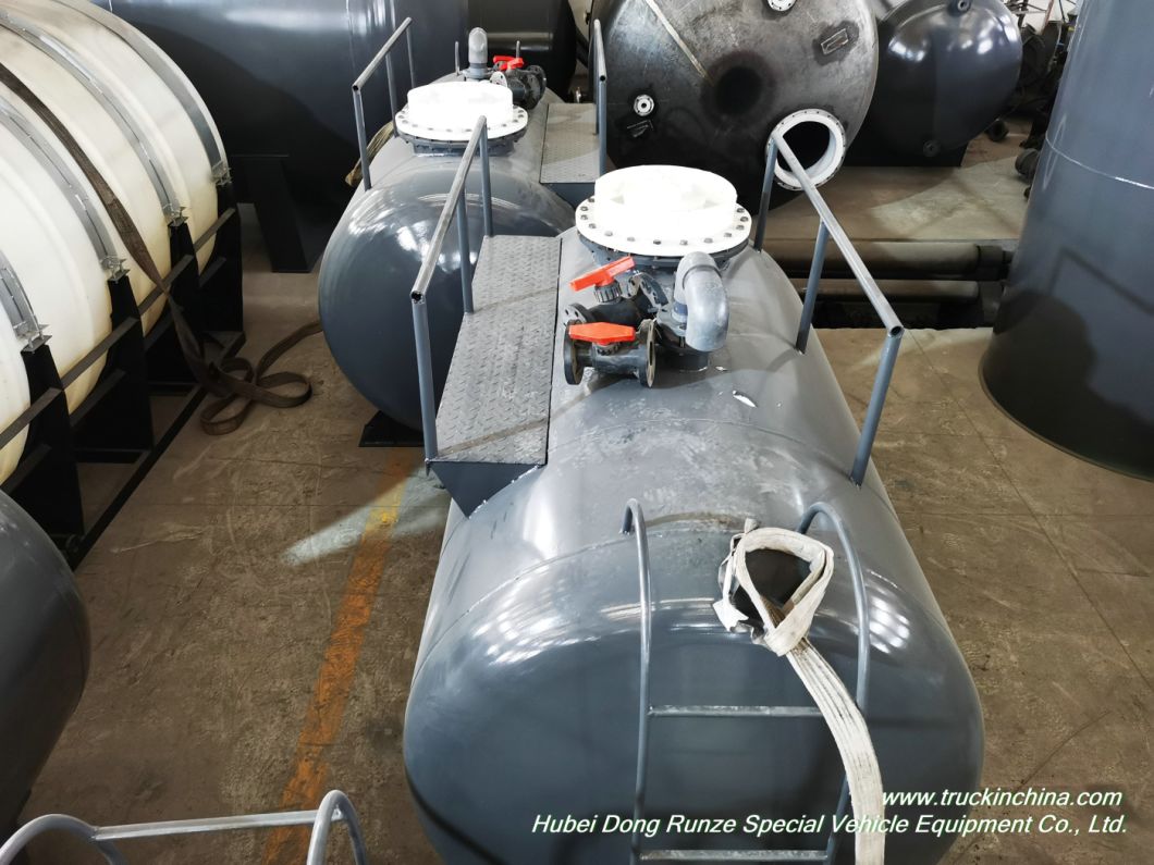 Customized Hydrochloric Acid Storage Tank 4000L Lined for Vietnam ...