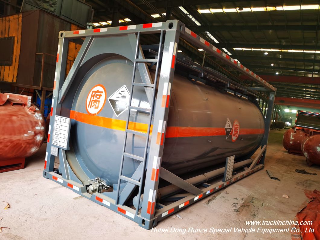 30FT Composite PE Lined Tank Container for Chemicals Hydrochloric Acid ...