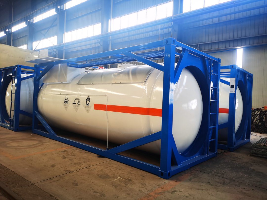20FT T50 Liquid Chlorine Isotank Container Cl2 Un1017 Max Storage ...
