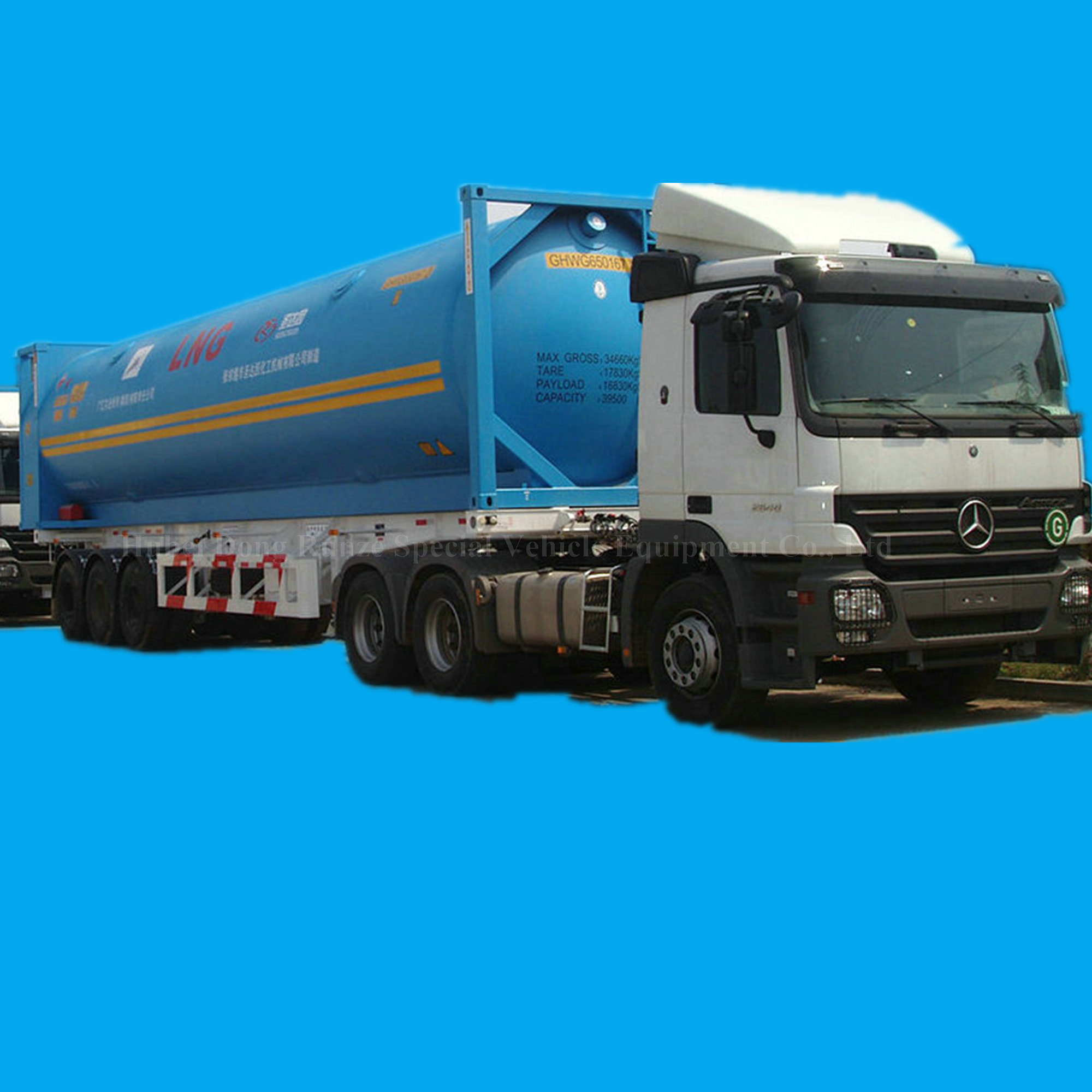 Imdg T75 Cryogenic Liquid Gas ISO Tank Container (40FT LNG ISO Tank ...