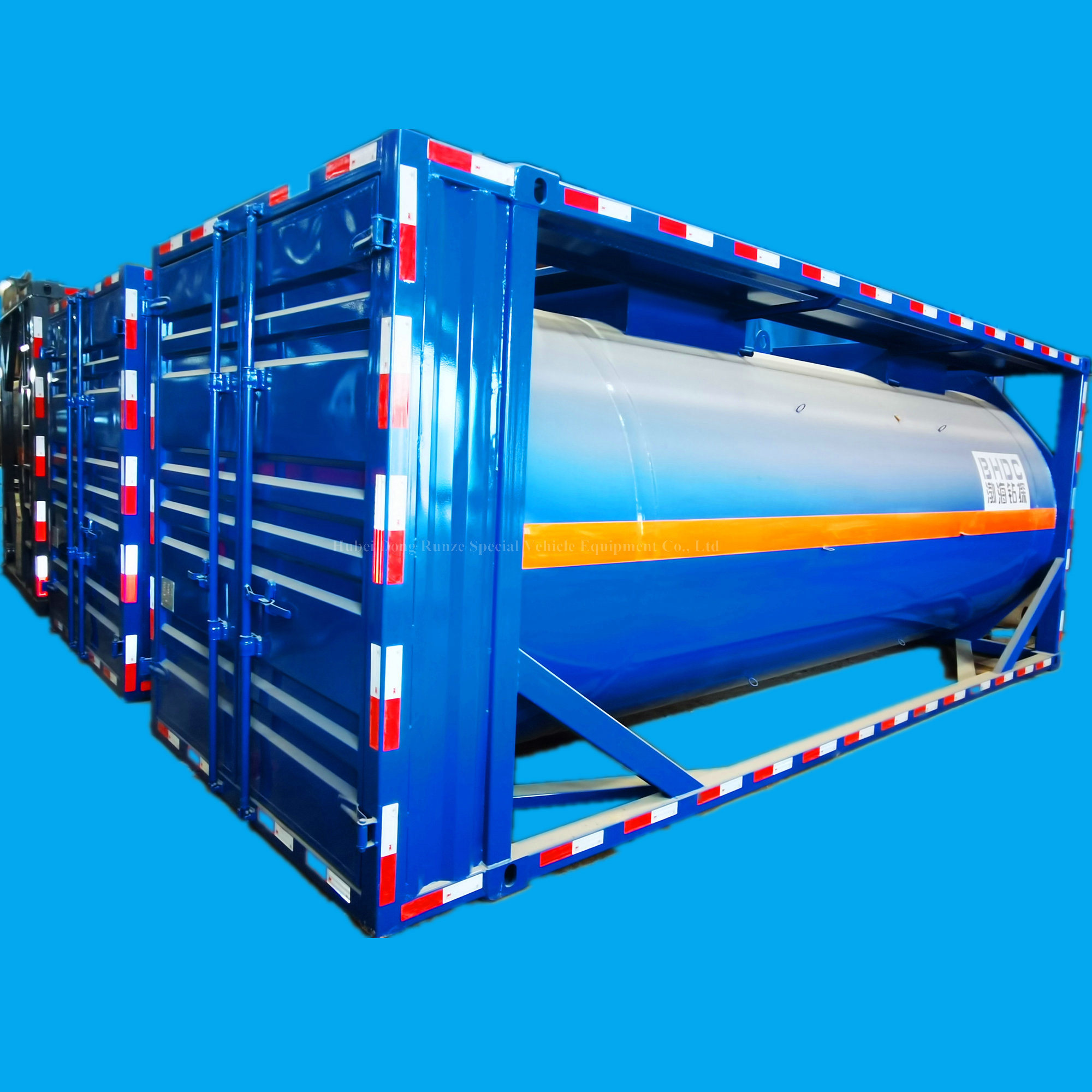 20FT 25m3 Stainless Steel Tank Container for Waste Oil and Water ...