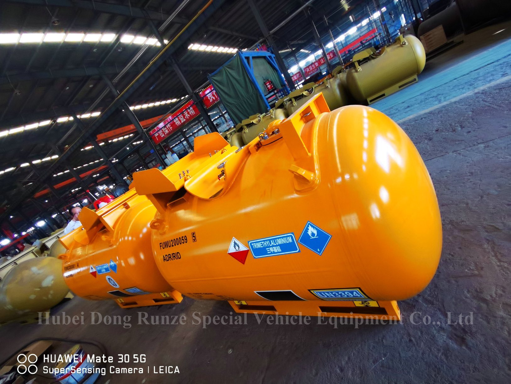 T21 Portable Tank Cylinders 1880L for Metal Alkyls TMA (Trimethyl ...