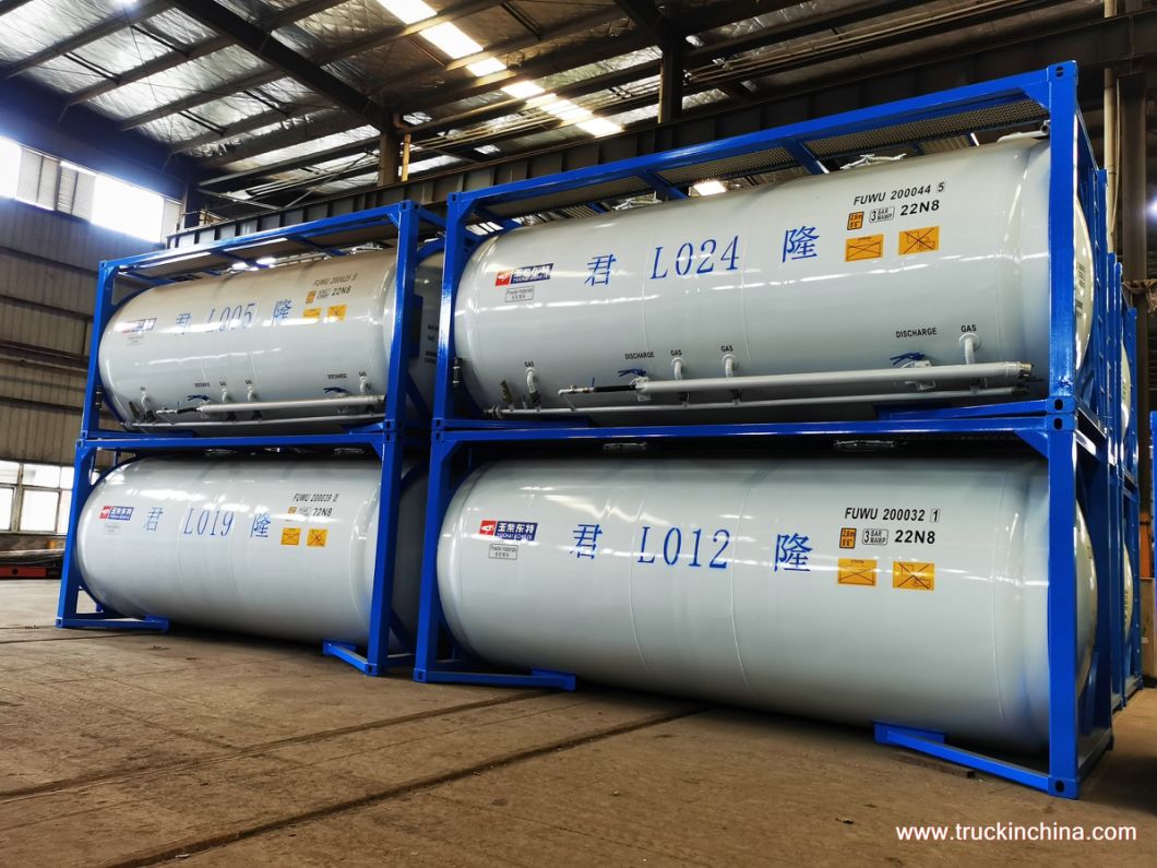 Bulk Cement 20FT ISO Tank Container - Buy Cement Tank Container, Bulk ...