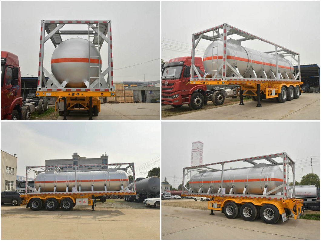 Customzing 40feet 30feet Pure Aluminium ISO Tank Container for ...