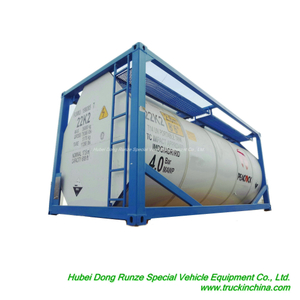 20feet Steel Lined PE ISO Container Tank for Hydrochloric Acid Sodium ...