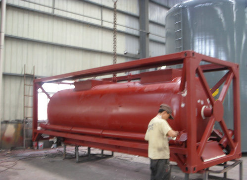 20FT ISO Tank Container for Reagent Sulfuric Acid H2SO4, FeCL3 Ferric ...