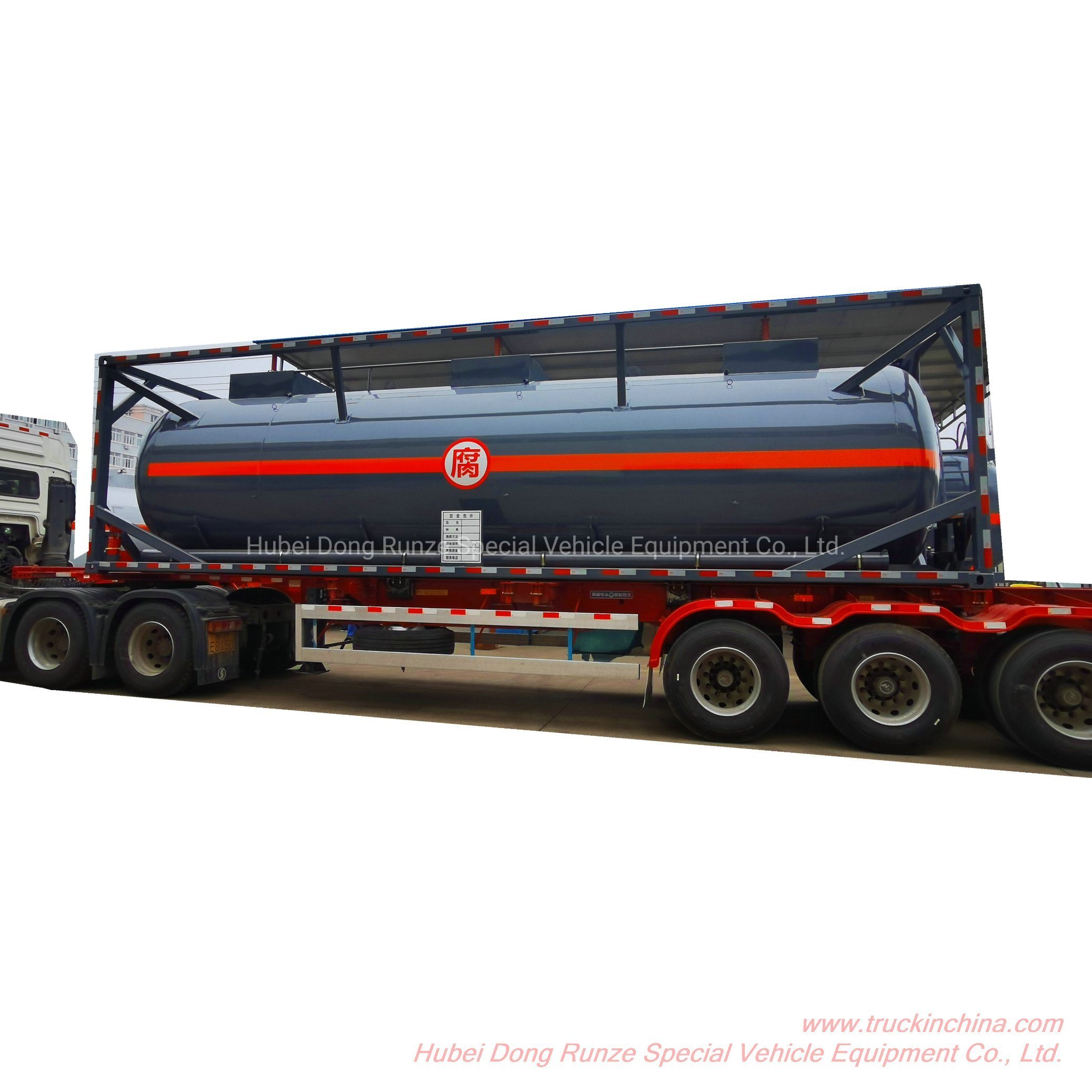 30FT Composite PE Lined Tank Container for Chemicals Hydrochloric Acid ...
