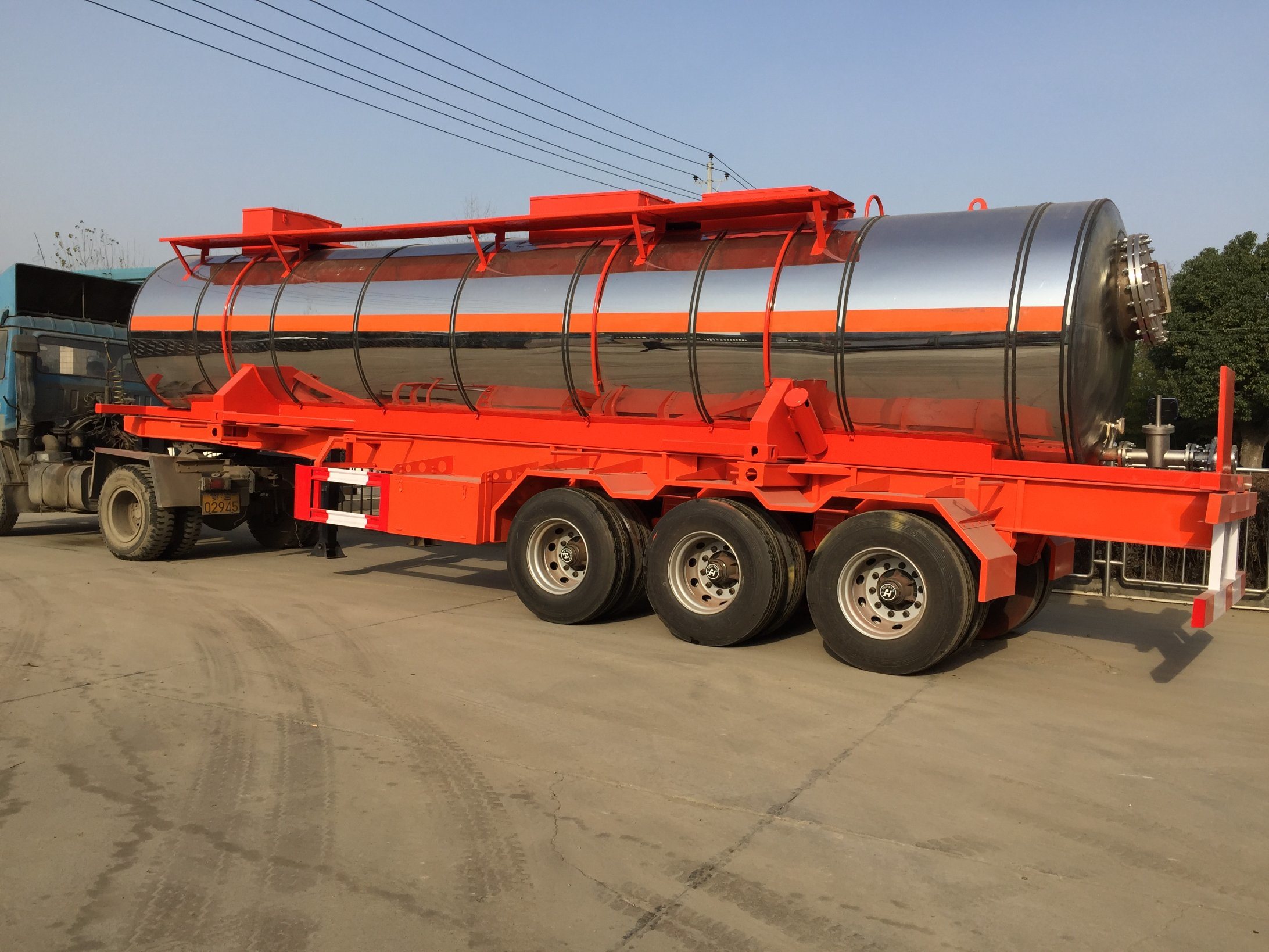 40FT 316L Stainless Steel ISO Tank Container for Liquid Molten Sulfur ...