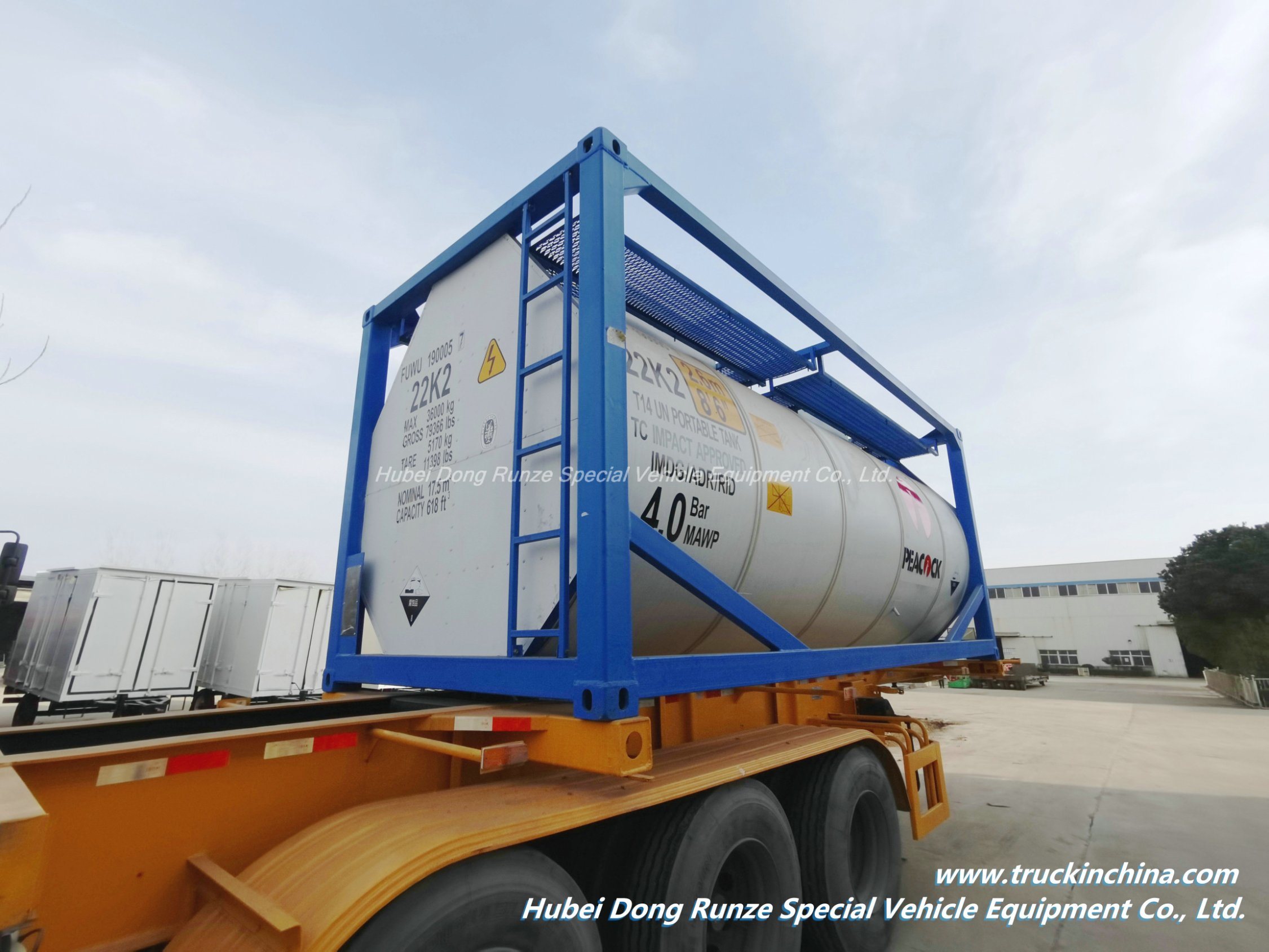 20FT T14 ISO TANK Offshore Lined Tank Container for Sulfuric Acid 17 ...