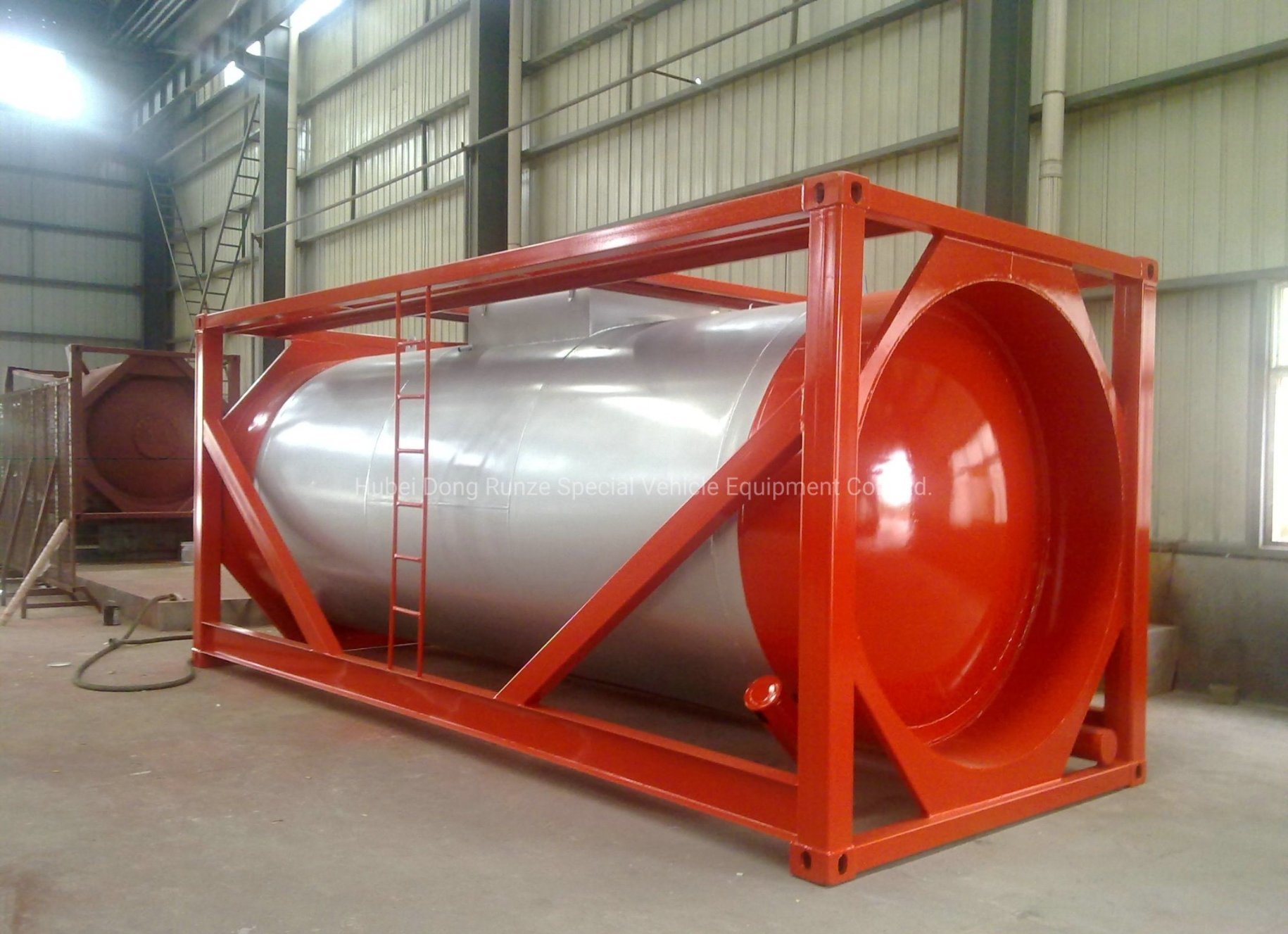20FT ISO Tank Container for Liquid Calcium Carbonate Slurry, Wast Water ...