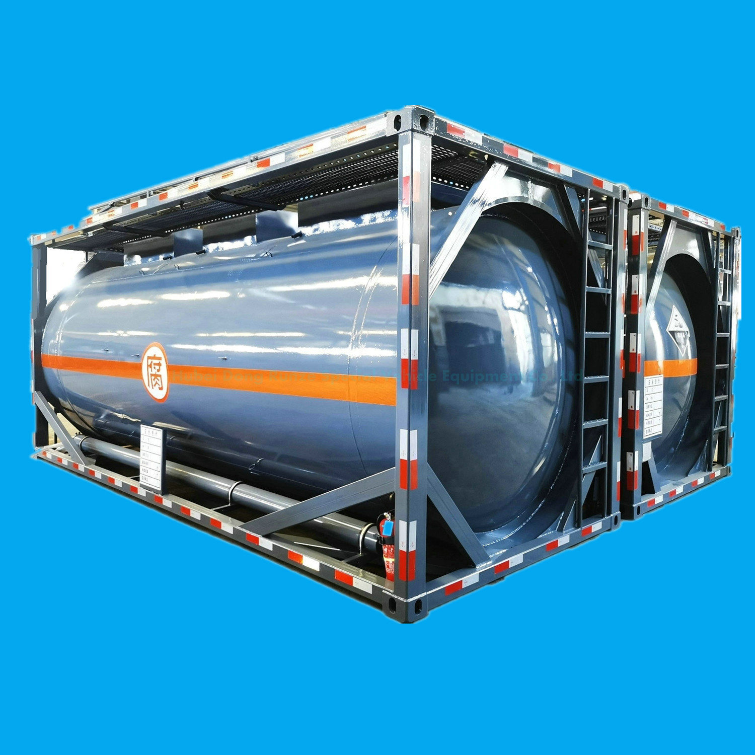 20FT 25m3 Stainless Steel Tank Container for Waste Oil and Water ...