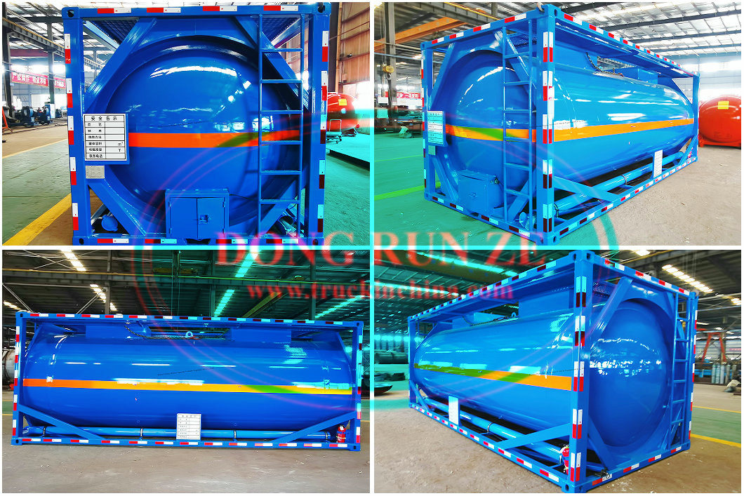 30FT Tank Container Handling Loading Transport Ammonia, Hydrochloric ...
